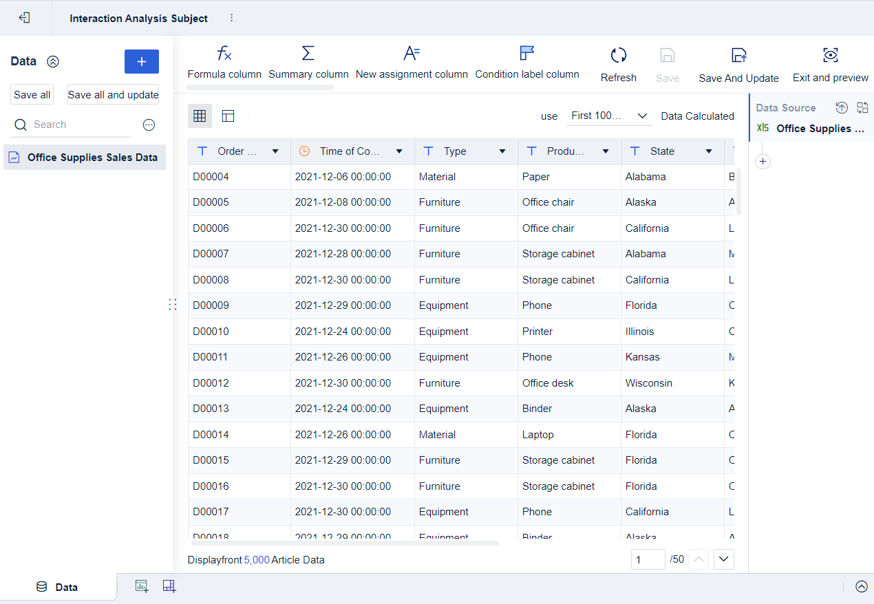 Linkage Settings Between Components- FineBI Help Document