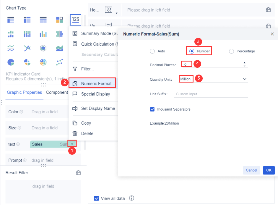 Linkage Settings Between Components- FineBI Help Document