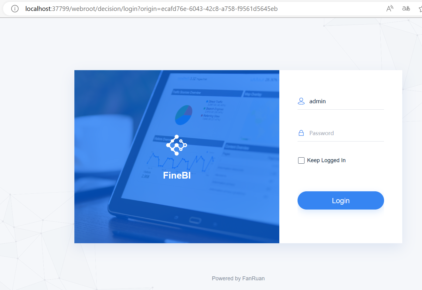 FineBI Initialization Setting- FineBI Help Document