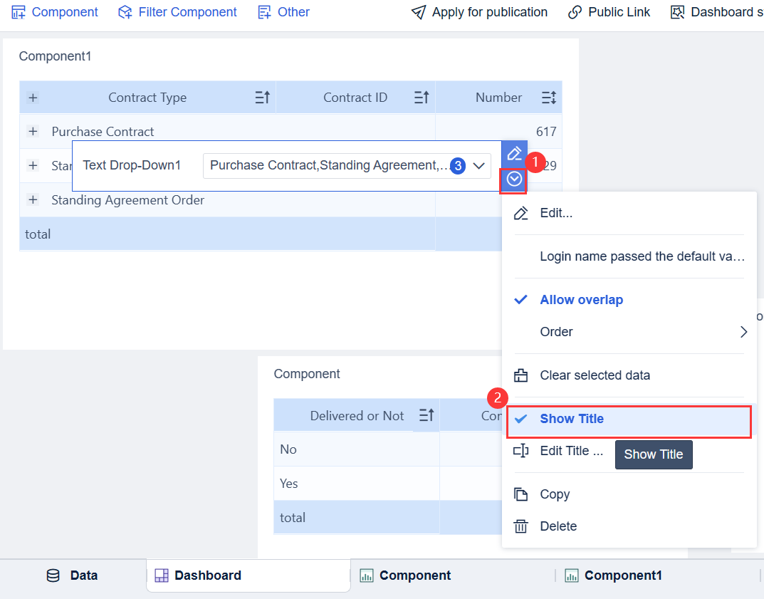 Basic Functions of Filter Component- FineBI Document