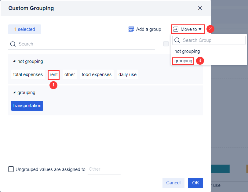 Chart Legend- FineBI Help Document