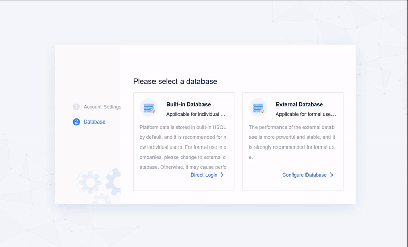 FineBI Initialization Setting- FineBI Help Document
