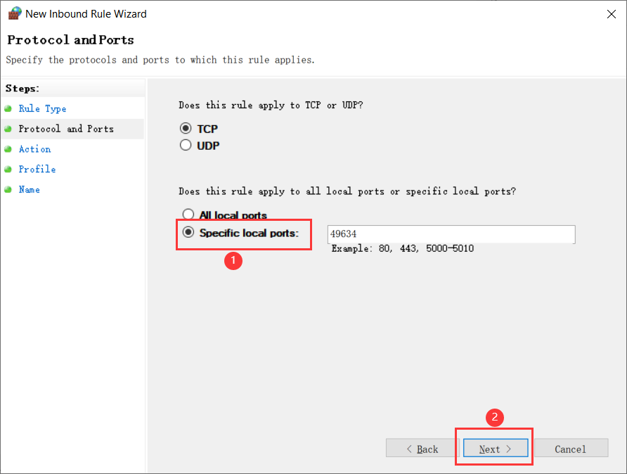 Setting Inbound and Outbound Rules for Windows Server- FineBI Help Document