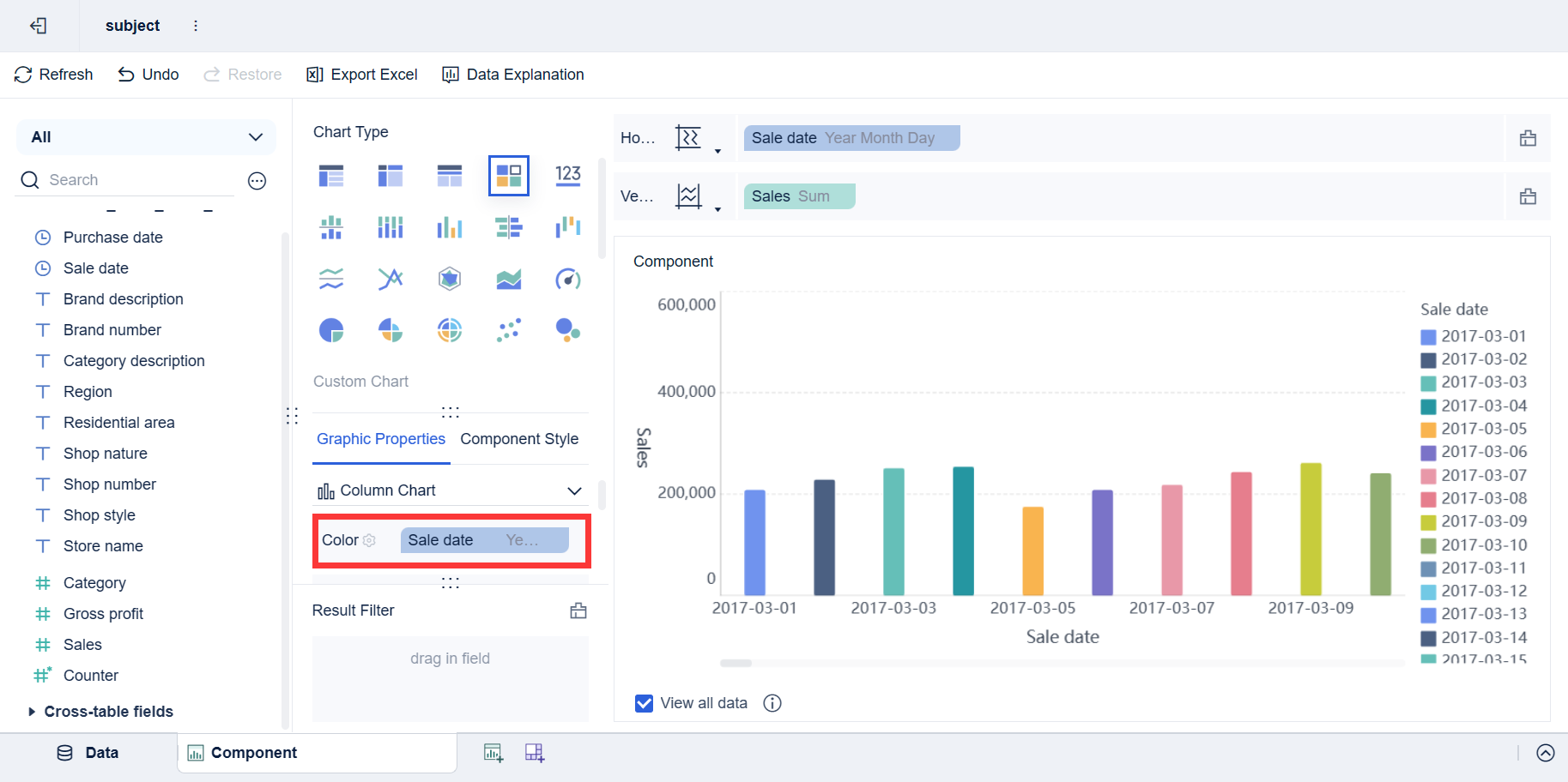 Chart Color- FineBI Document