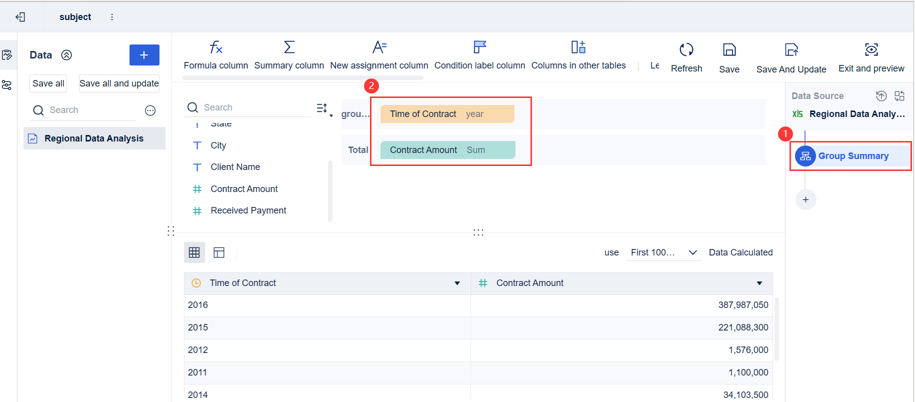 Pie Chart- FineBI Help Document