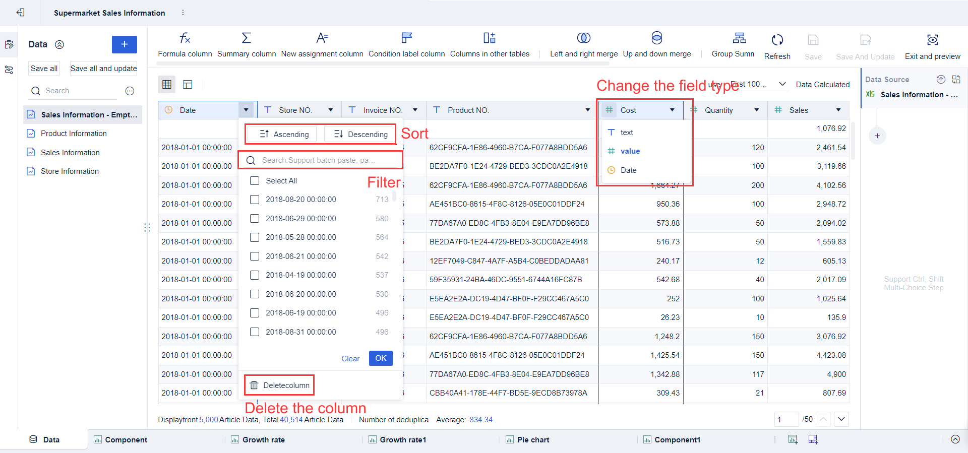 Data Editing Overview- FineBI Document