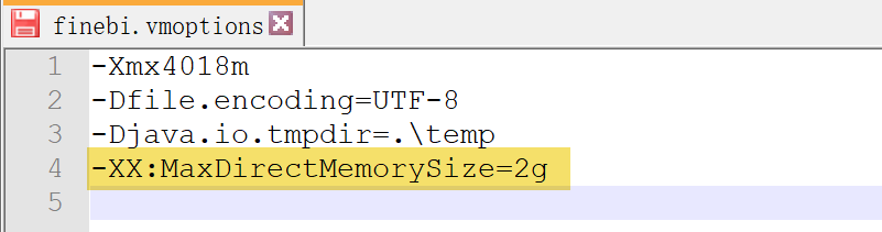 Modifying FineBI Configuration Parameters- FineBI Document