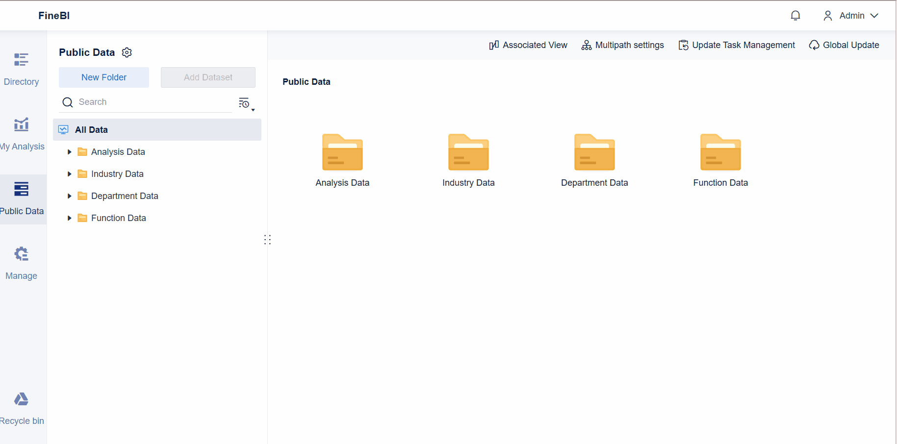Recycle Bin- FineBI Help Document