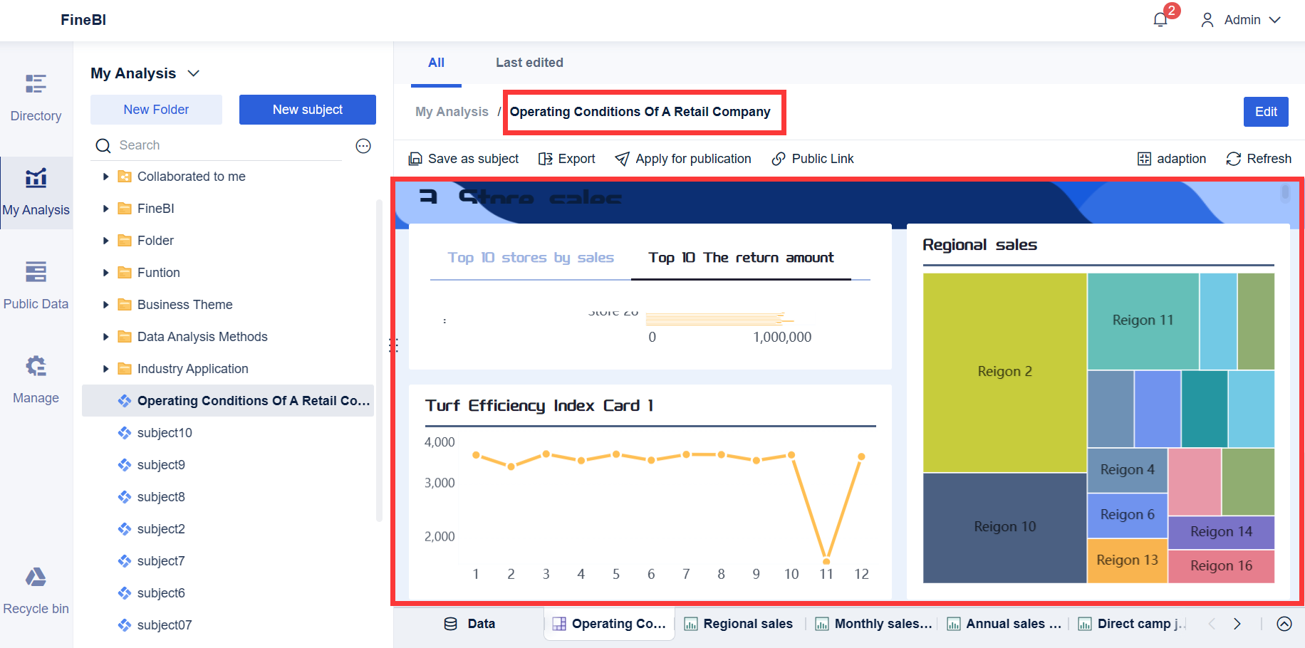 Dashboard Adaption- FineBI Help Document