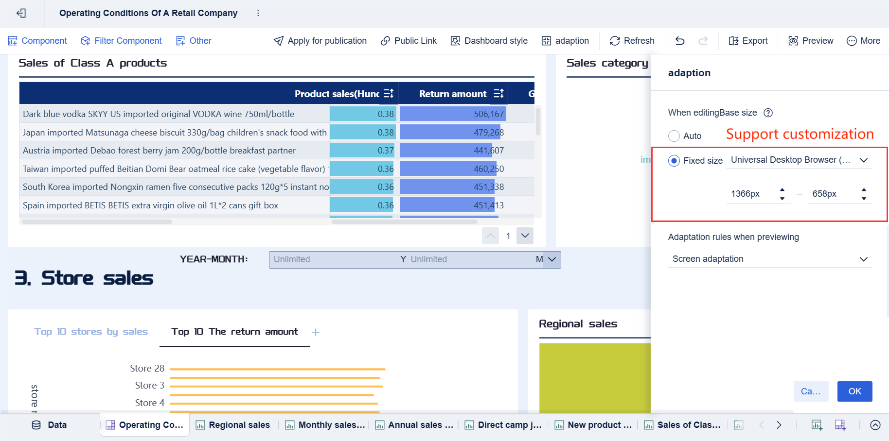 Dashboard Adaption- FineBI Help Document