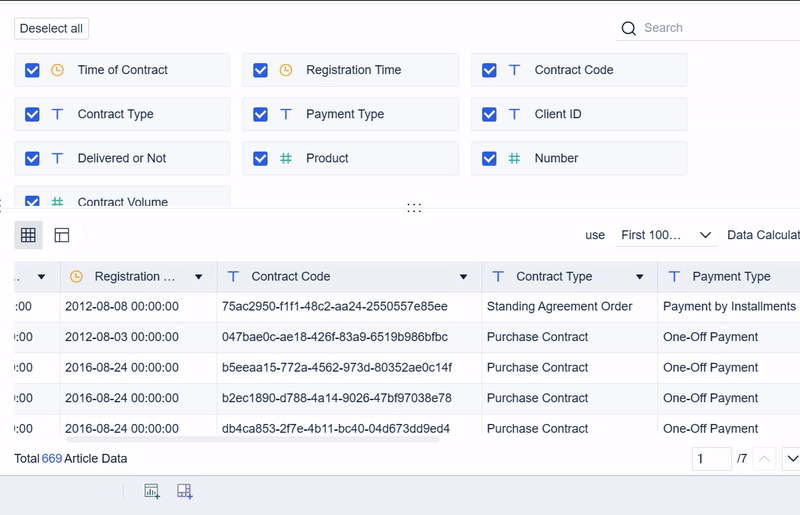 Field Settings- FineBI Help Document