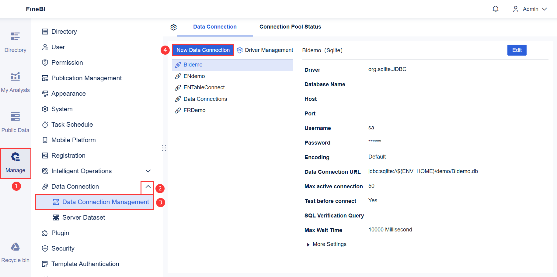 StarRocks Data Connection- FineBI Help Document
