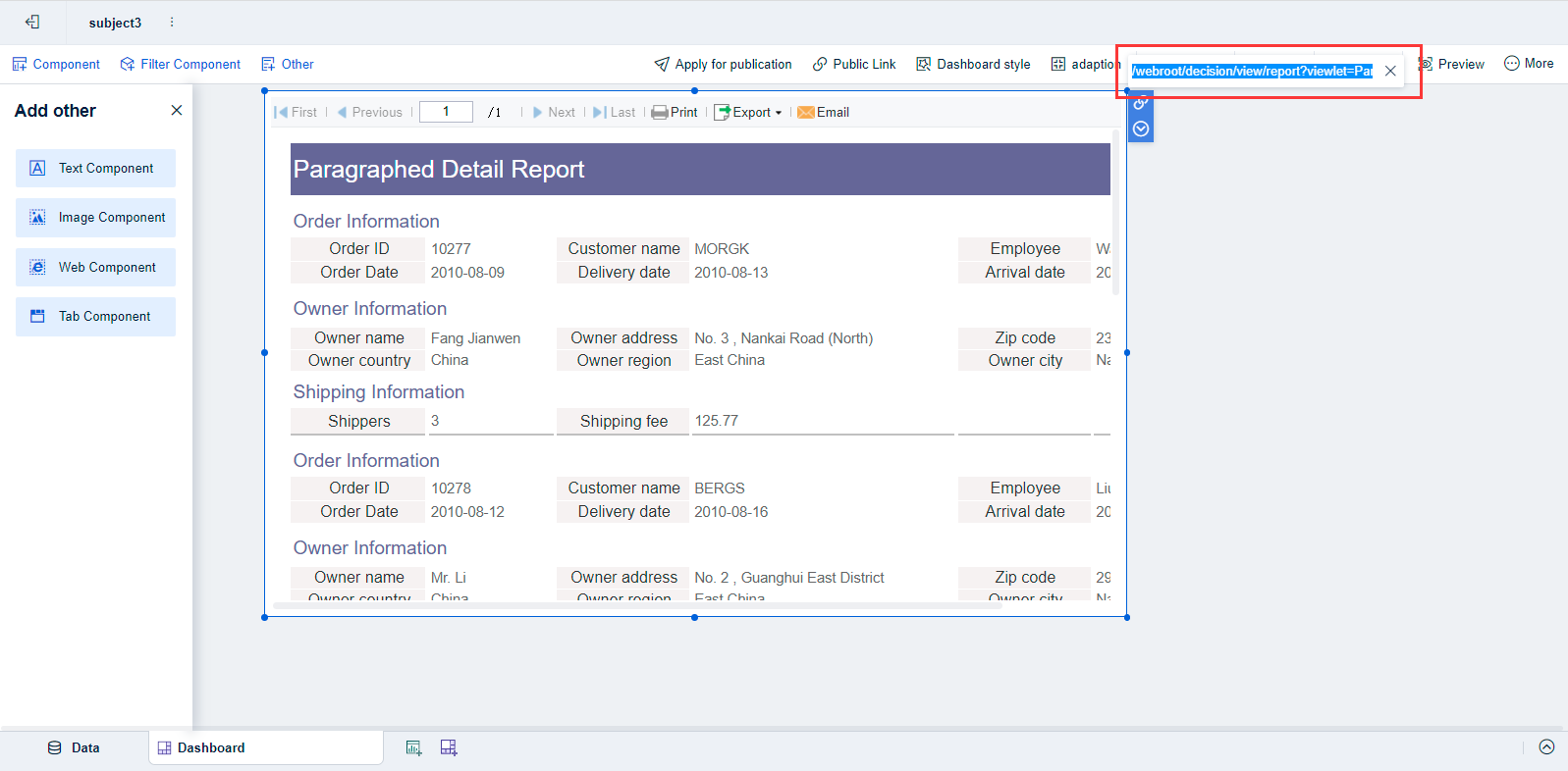 如何在FineBI中发布FineReport模板- FineBI Document