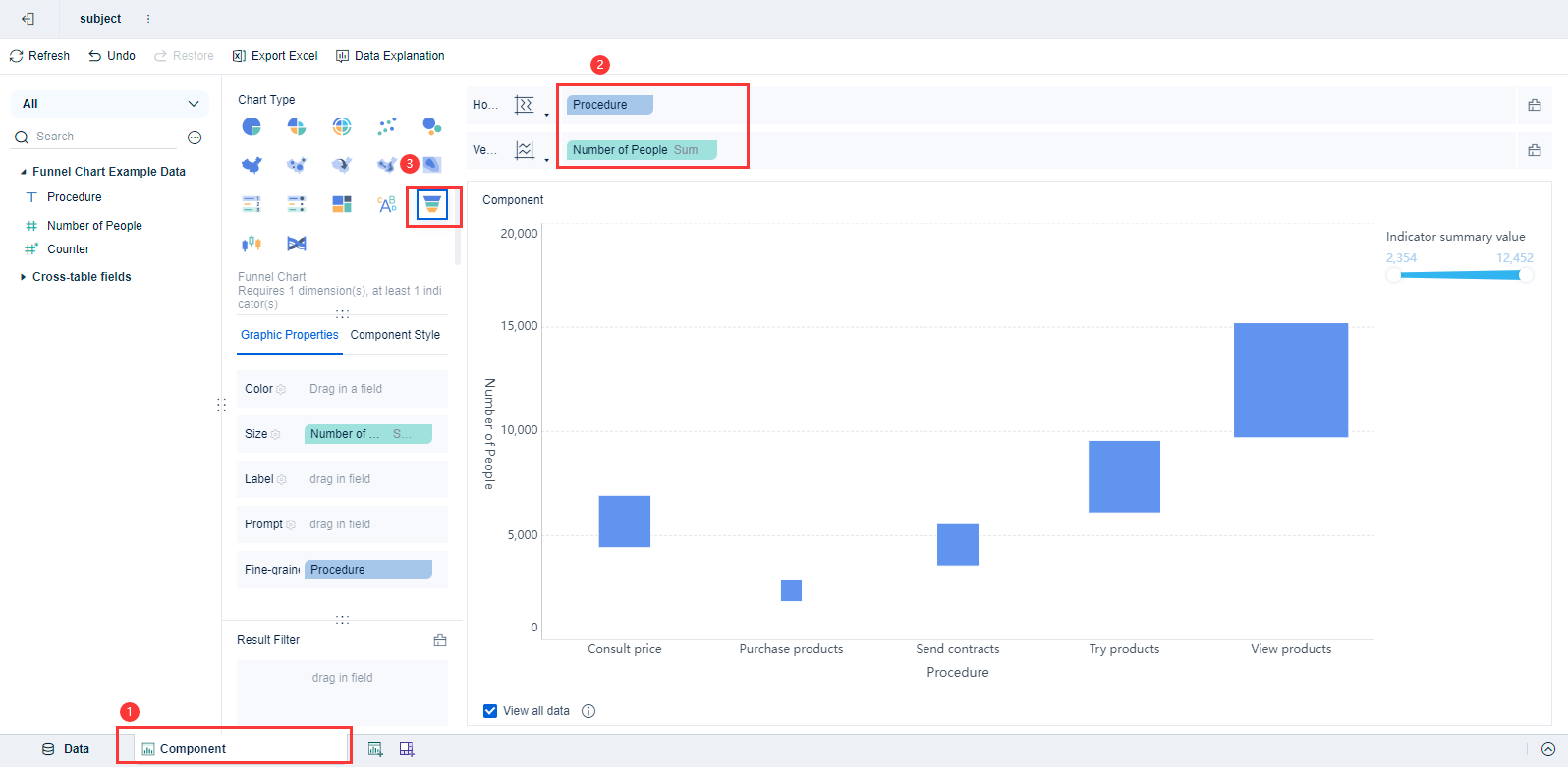 Funnel Chart- FineBI Document