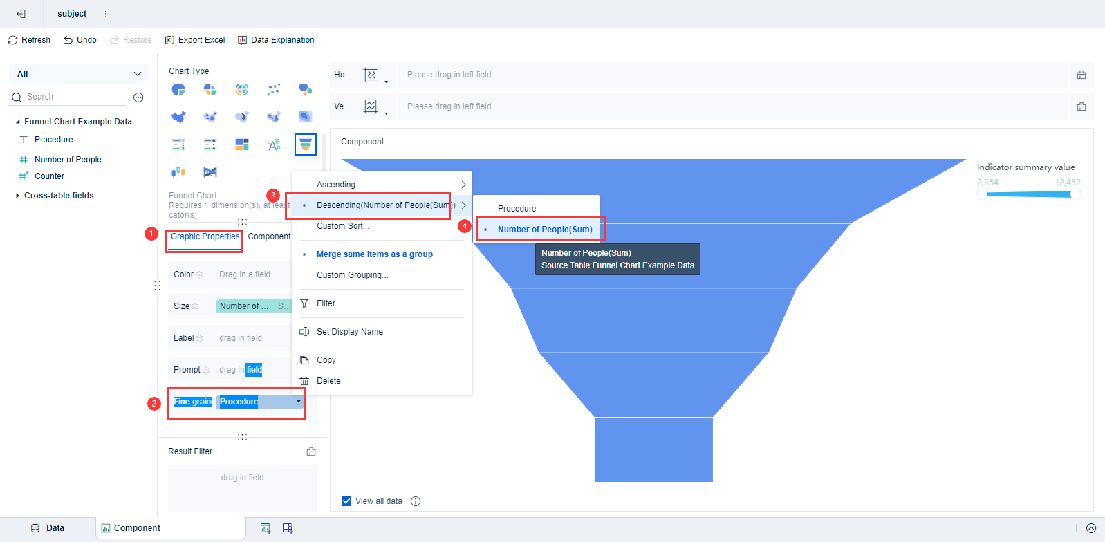 Funnel Chart- FineBI Document