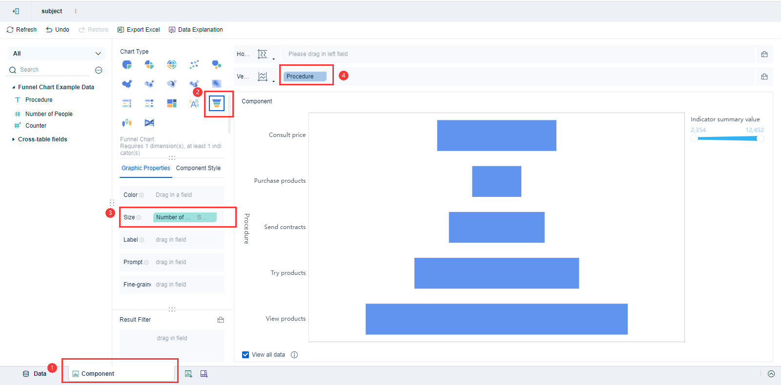 Funnel Chart- FineBI Document