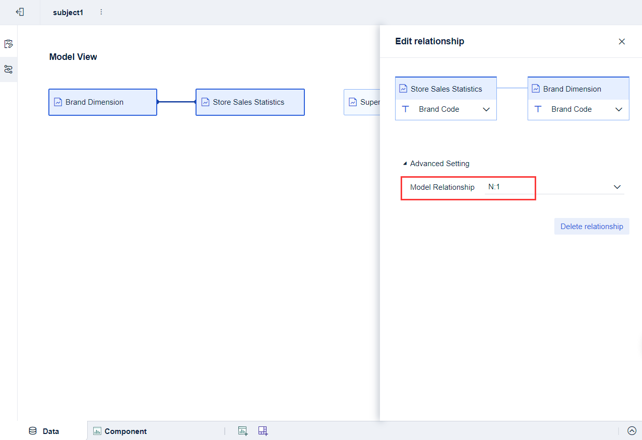 Model View Overview and Construction Method- FineBI Help Document