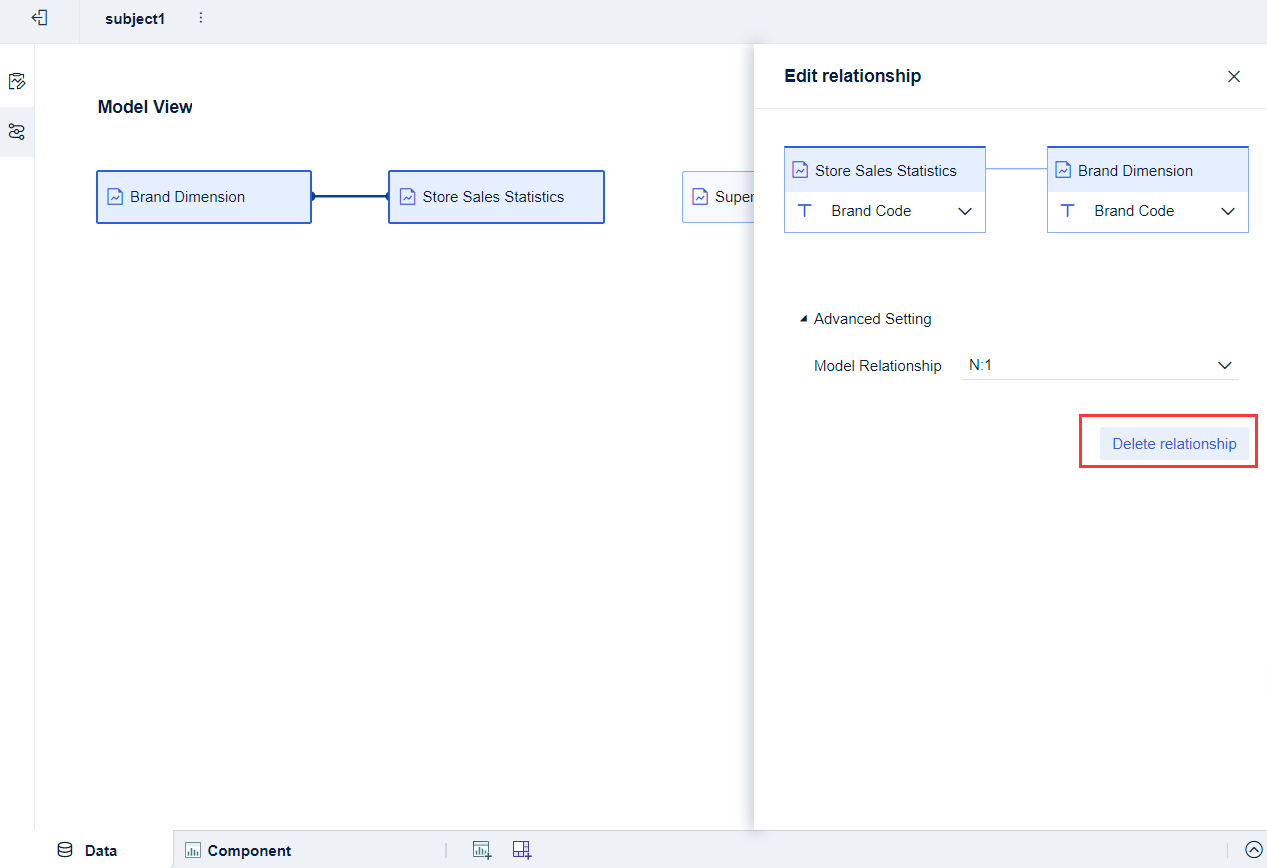 Model View Overview and Construction Method- FineBI Help Document