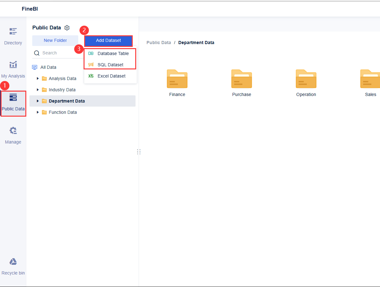 Gbase 8T Data Connection- FineBI Help Document
