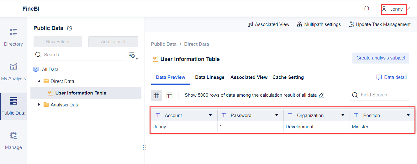 Assigning Permissions Through System Parameters- FineBI Help Document