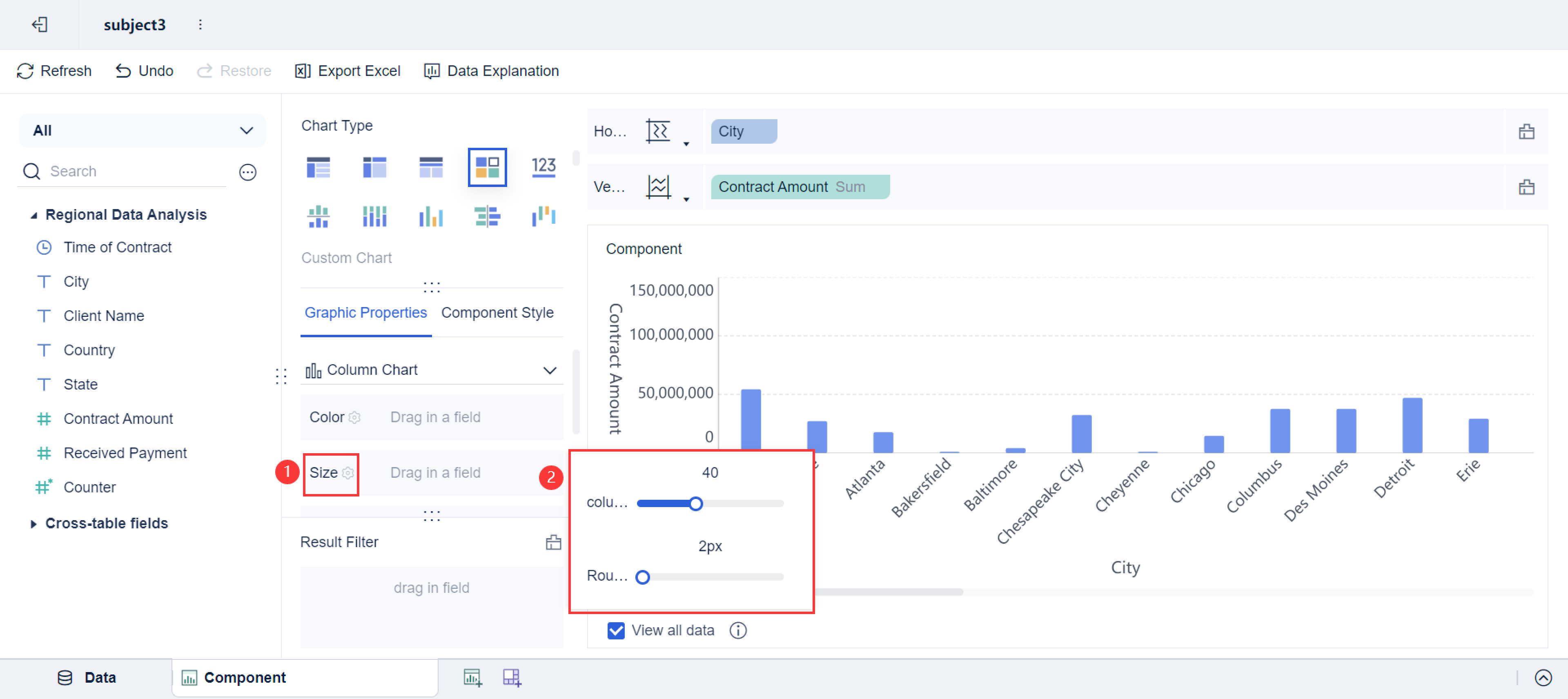Graphic Property- FineBI Document
