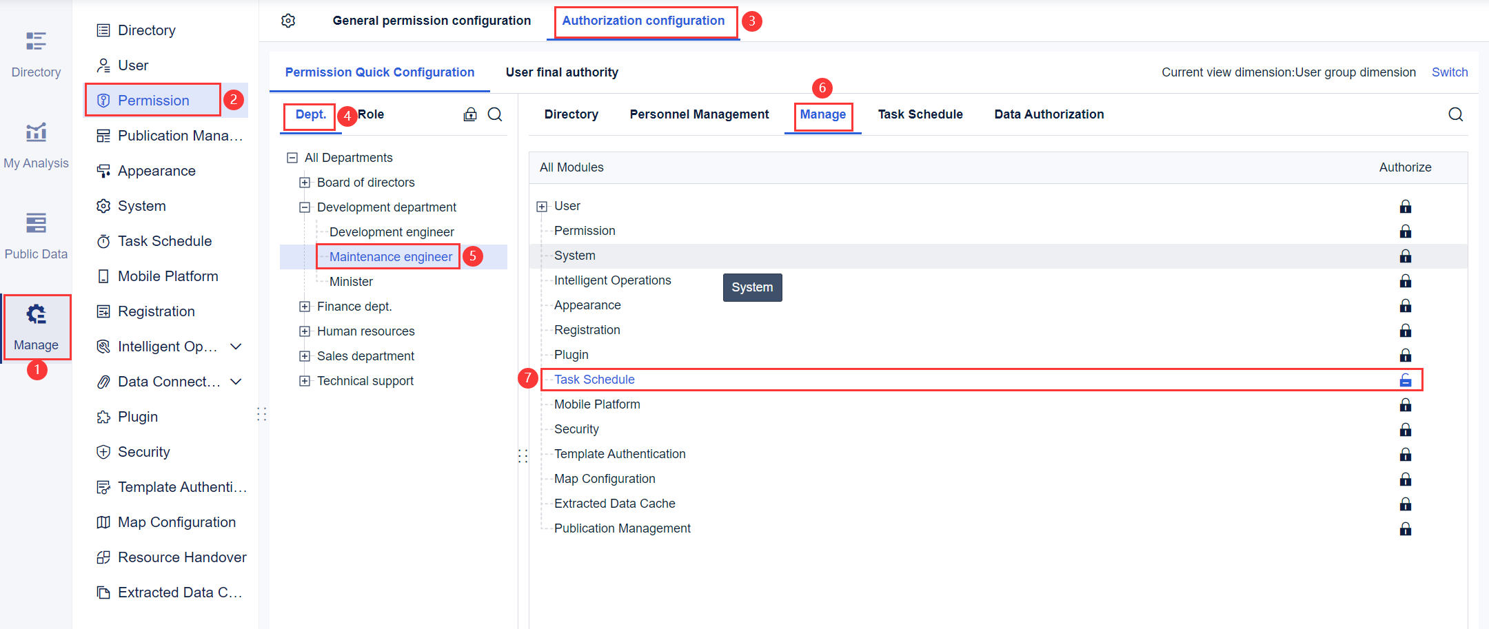 Schduled Task Authorization- FineBI Help Document