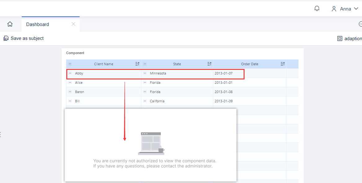 Dashboard Sharing Permission- FineBI Help Document
