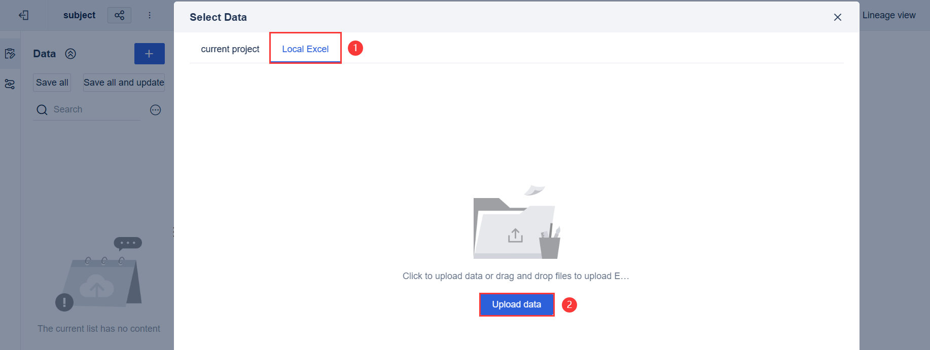 Dataset Switching Within a Component- FineBI Help Document