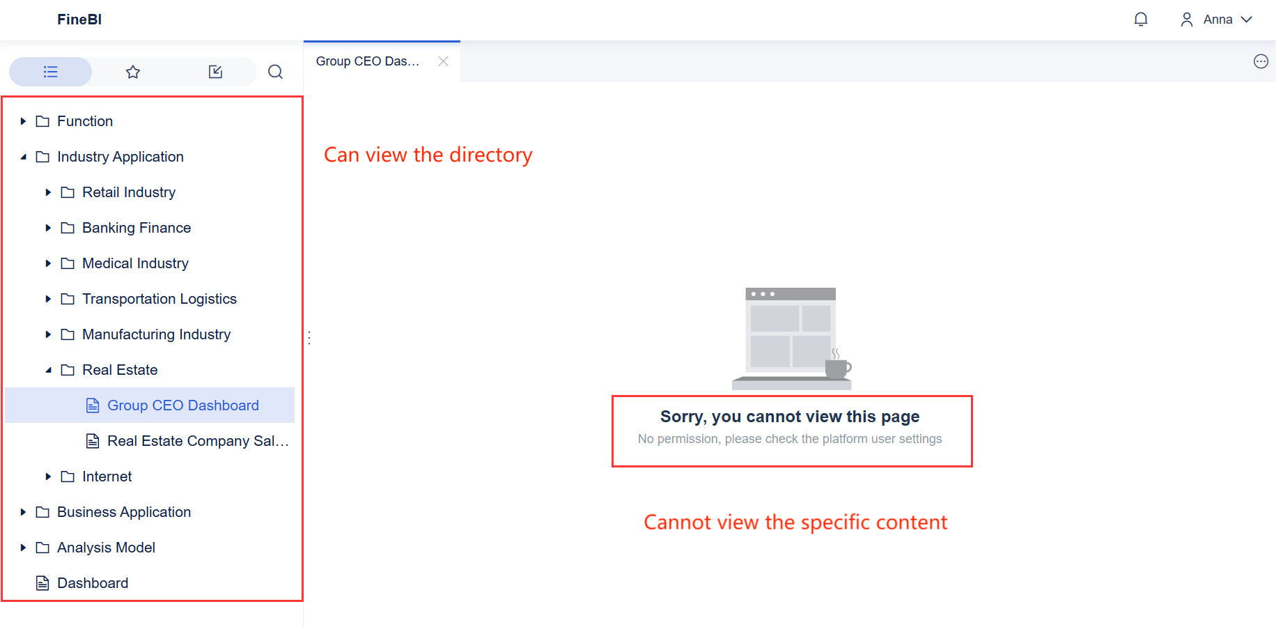 Platform Users- FineBI Document