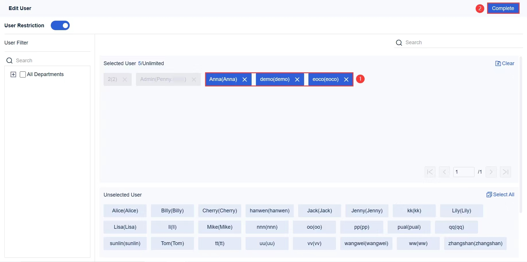 Platform Users- FineBI Help Document