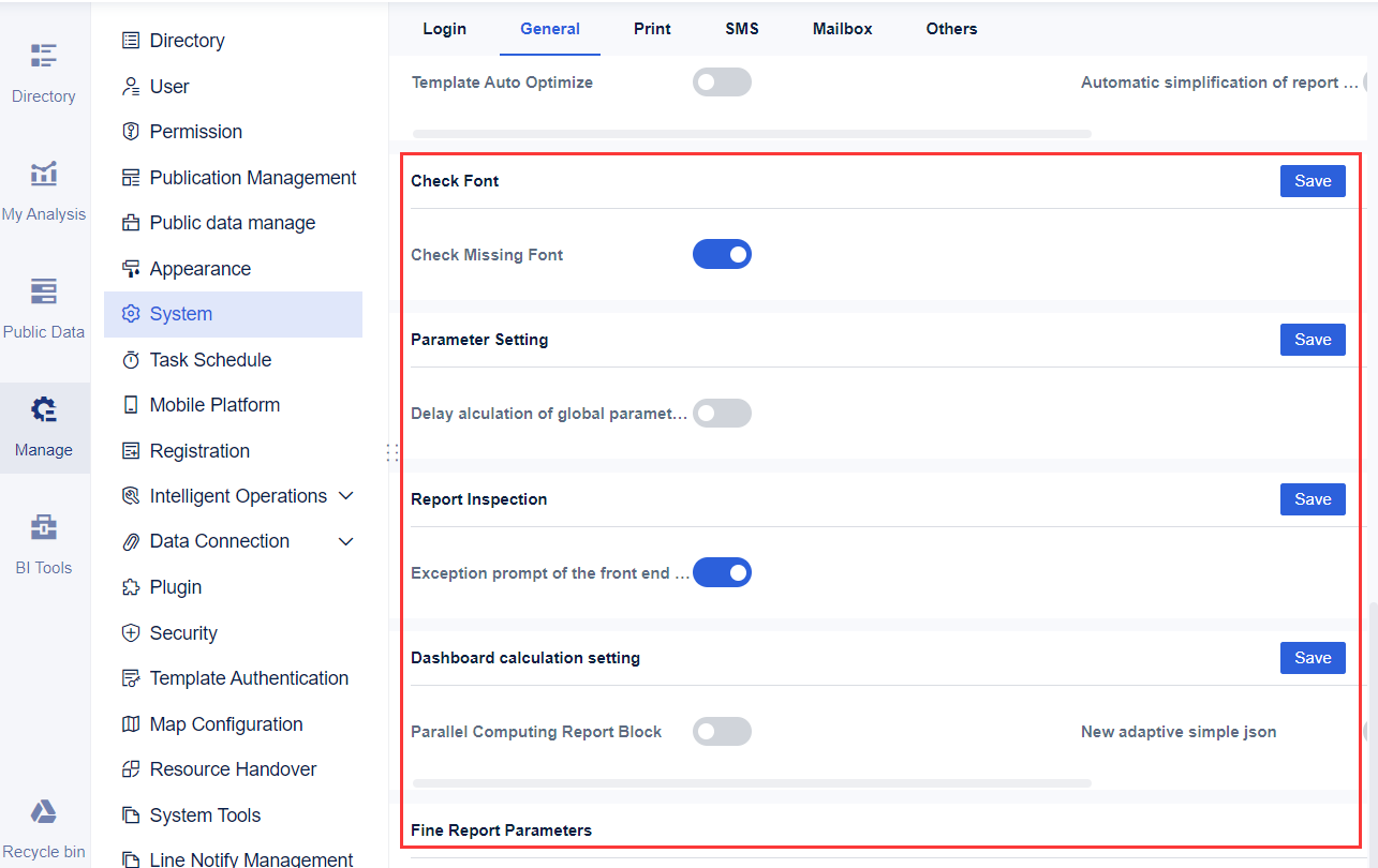 General- FineBI Document