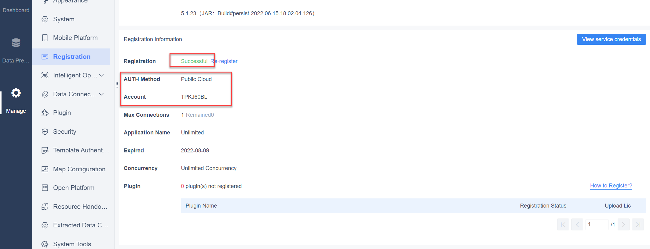 Public Cloud Authentication- FineBI Help Document