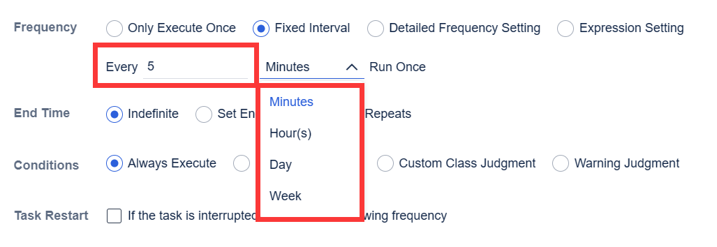 Setting a Scheduled Task- FineBI Document