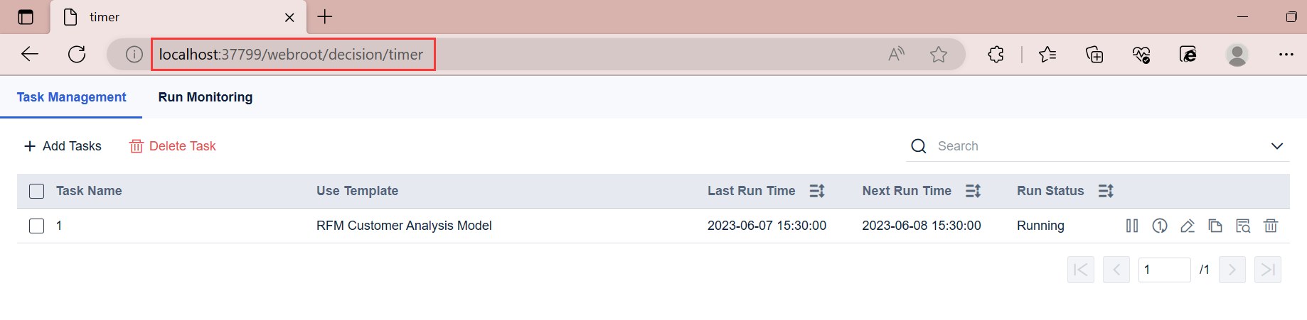 Task Schedule- FineBI Document