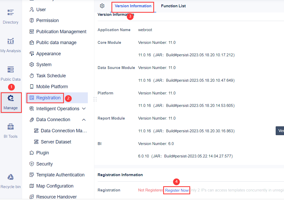 Local Machine Information Authentication- FineBI Help Document