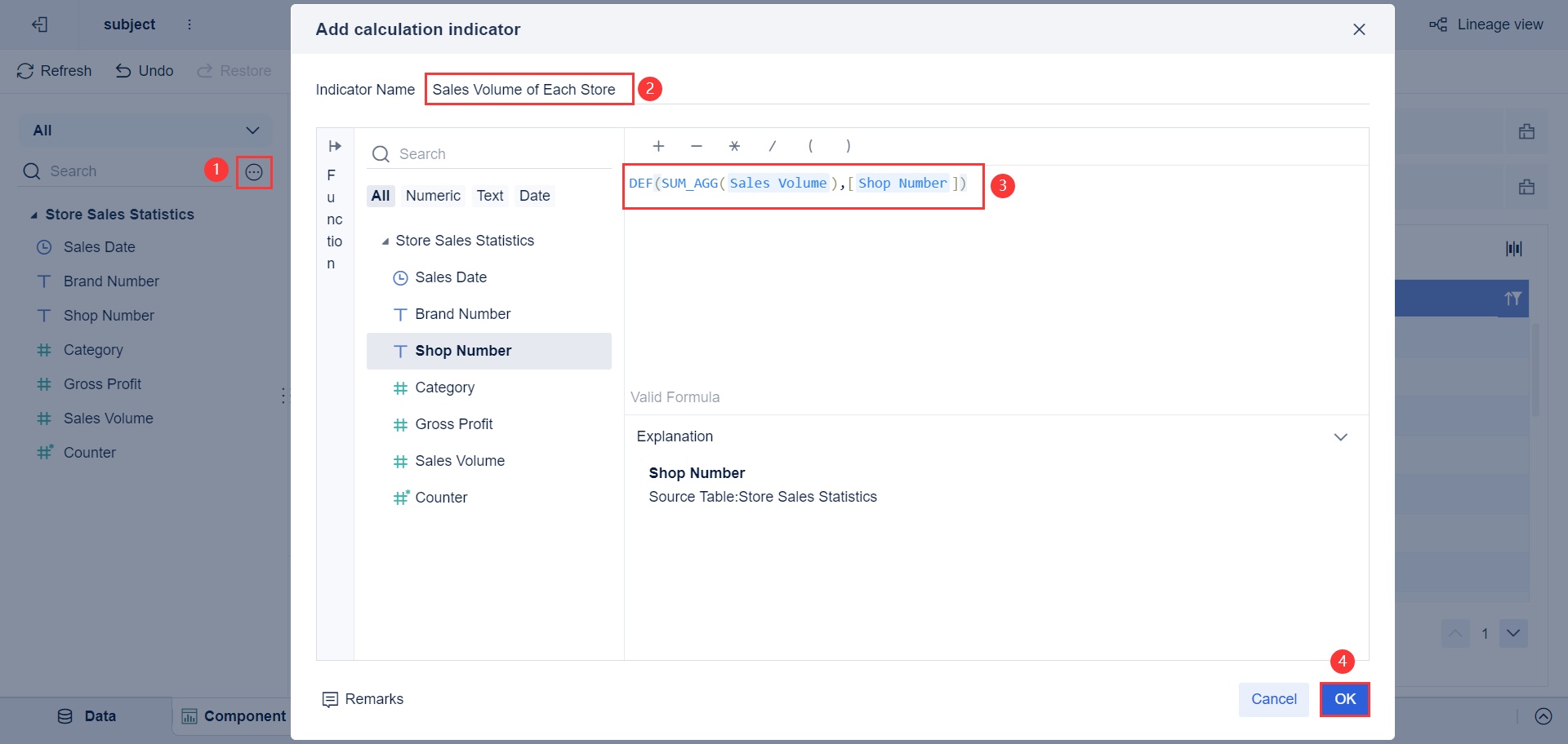 Displaying the Top N Dynamically- FineBI Help Document