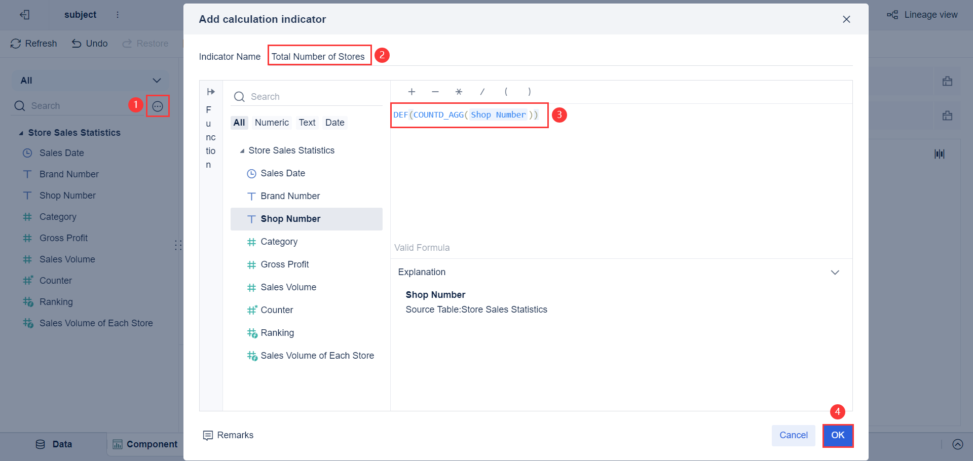 Displaying the Top N Dynamically- FineBI Help Document