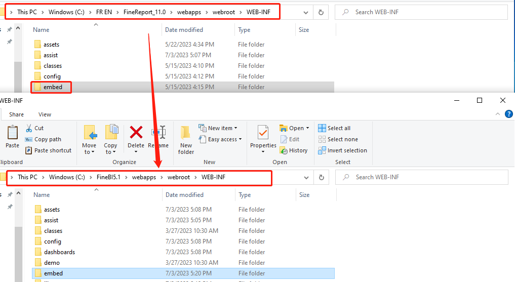 Integrating FineReport to FineBI- FineBI Help Document