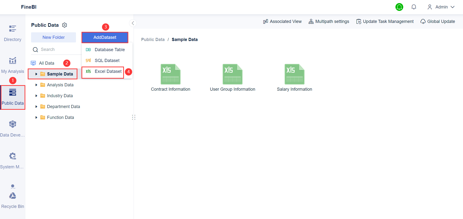 Row-to-Column Conversion- FineBI Help Document
