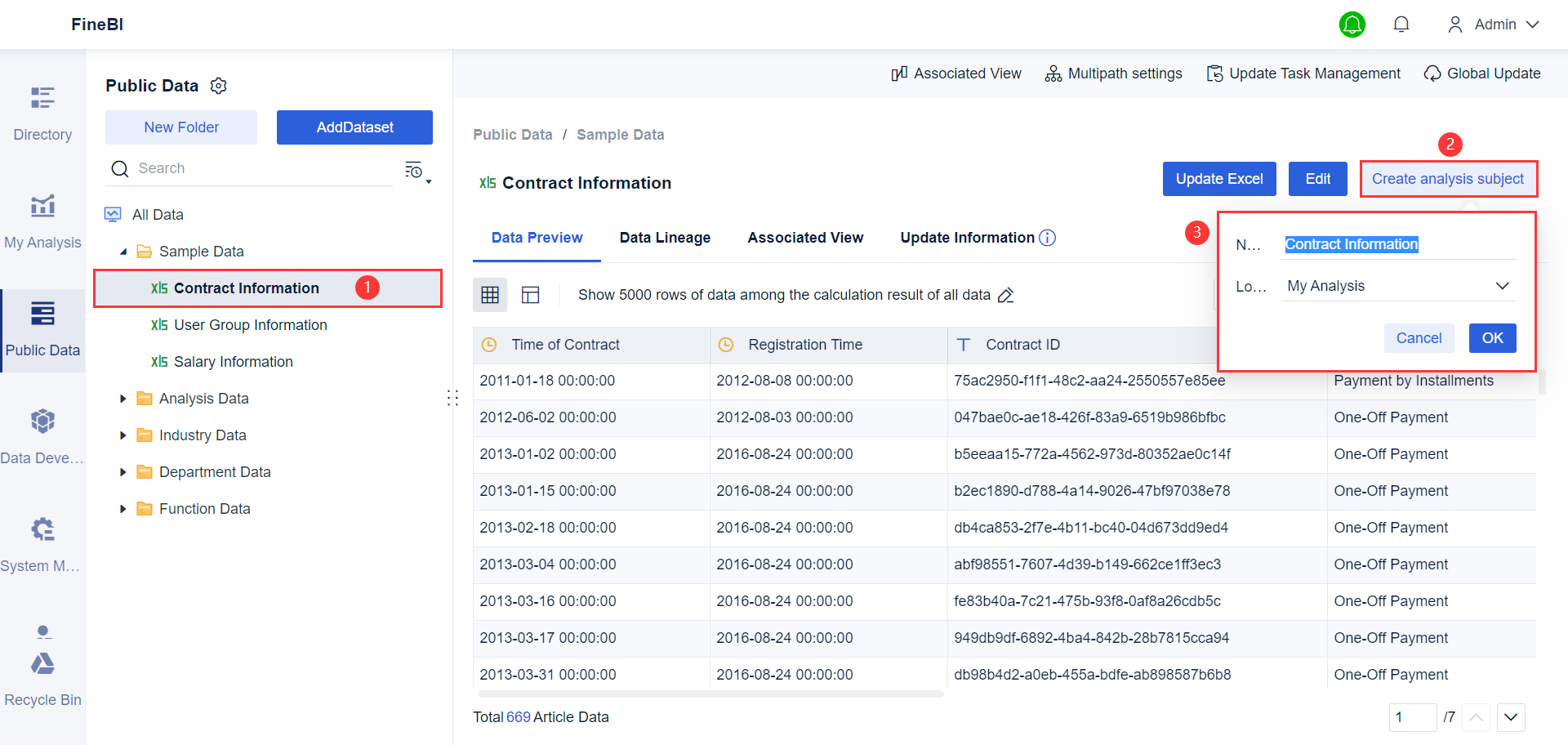Dynamically Displaying Data for a Time Period Before & After Filtering Component- FineBI Document