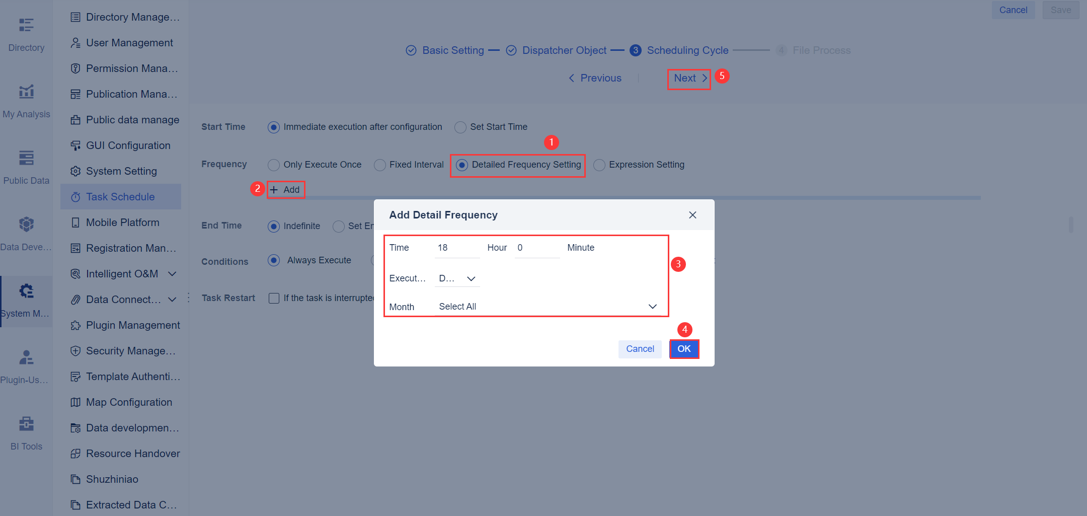 Task Schedule Client Notification–APP Notification- FineBI Help Document