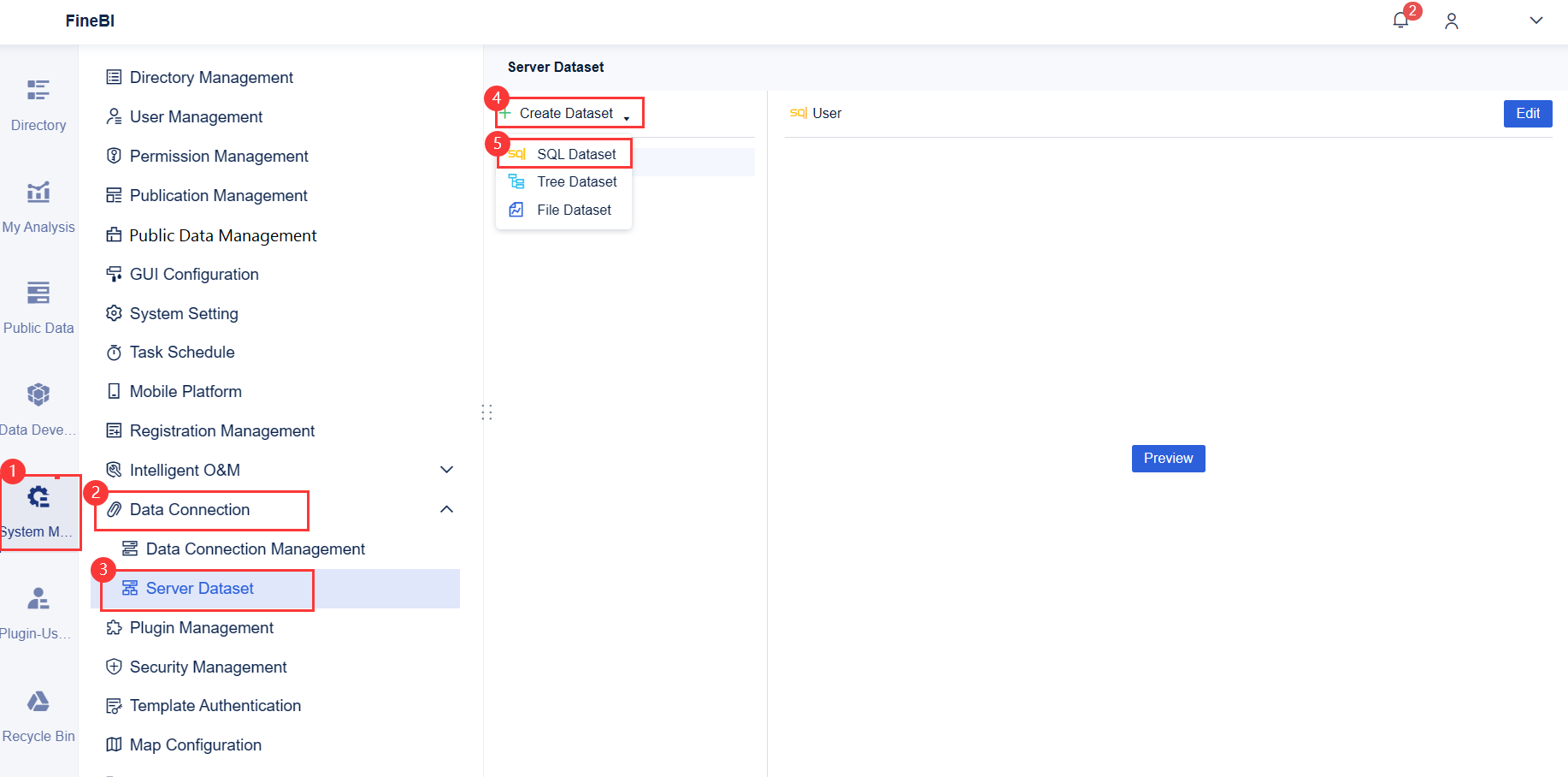 LogDB Database Logs on the Platform- FineBI Help Document