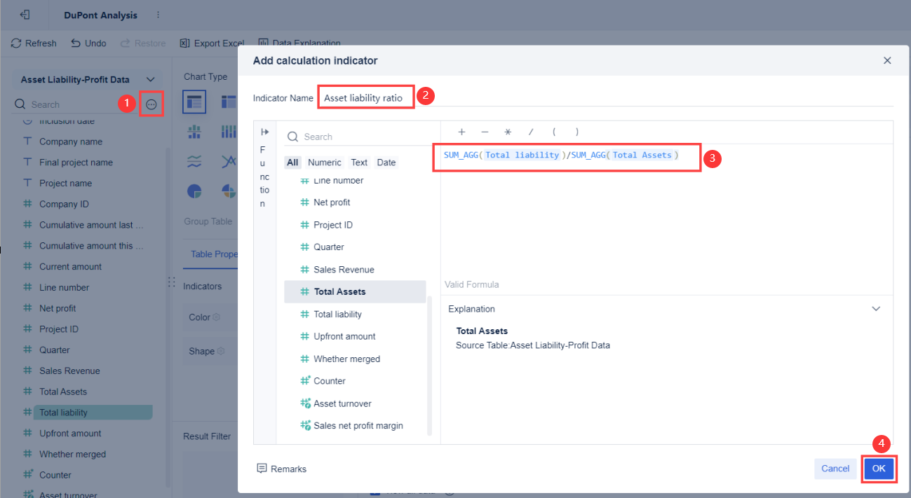 Dupont Analysis- FineBI Help Document