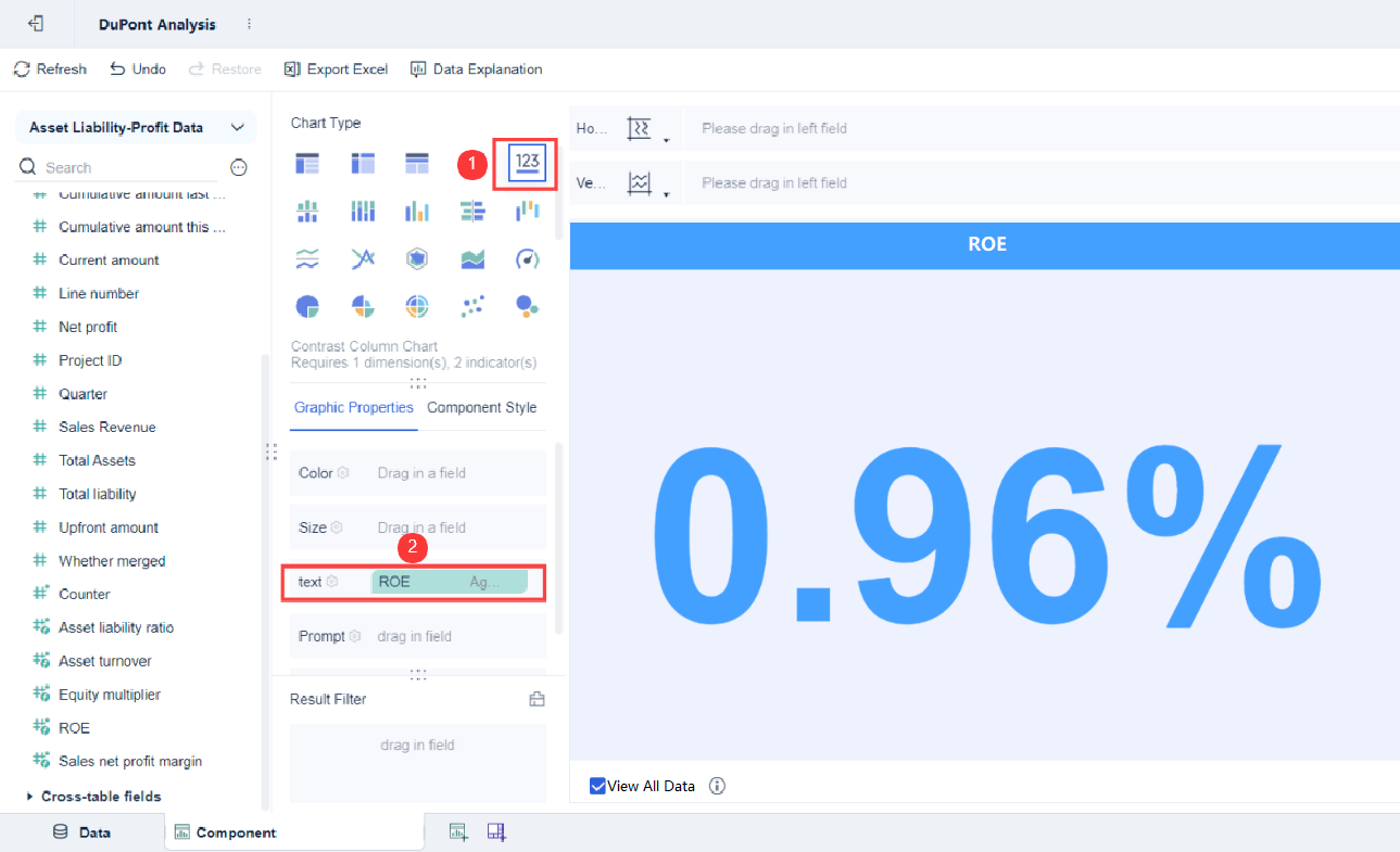 Dupont Analysis- FineBI Help Document