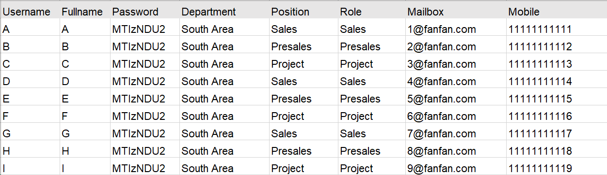 Password Encryption Settings in Synchronize User- FineBI Document