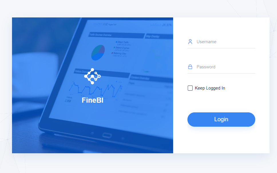 Login- FineBI Help Document
