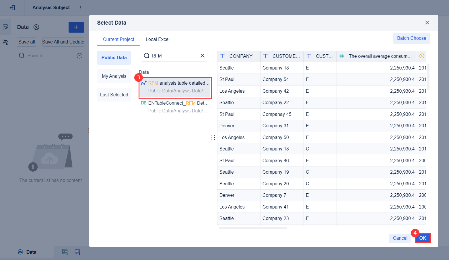 RFM Analysis- FineBI Help Document