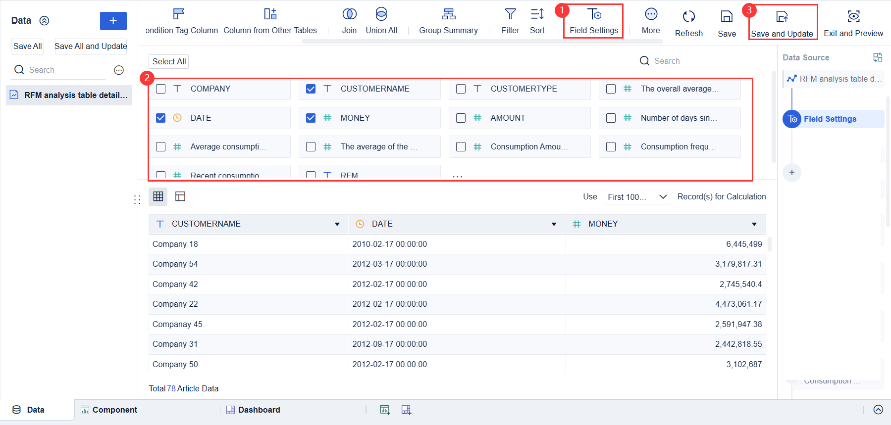 RFM Analysis- FineBI Help Document