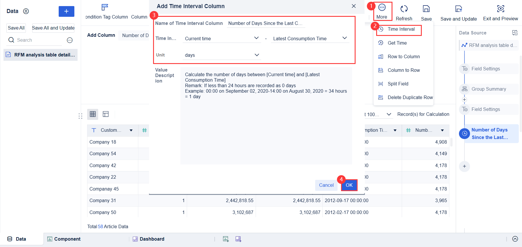 RFM Analysis- FineBI Help Document