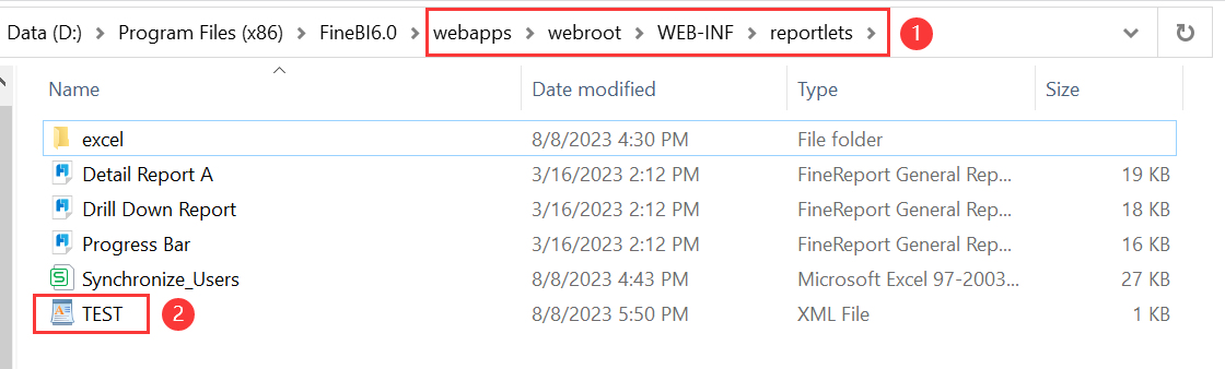 XML File Dataset- FineBI Help Document